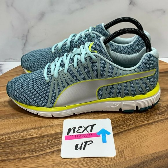 Puma | Shoes | Puma Bravery 2 Womens Slate Blue Yellow Running Sneakers ...